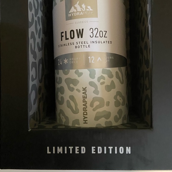Hydrapeak | Other | Hydrapeak Flow 32oz Limited Edition Leopard Print ...